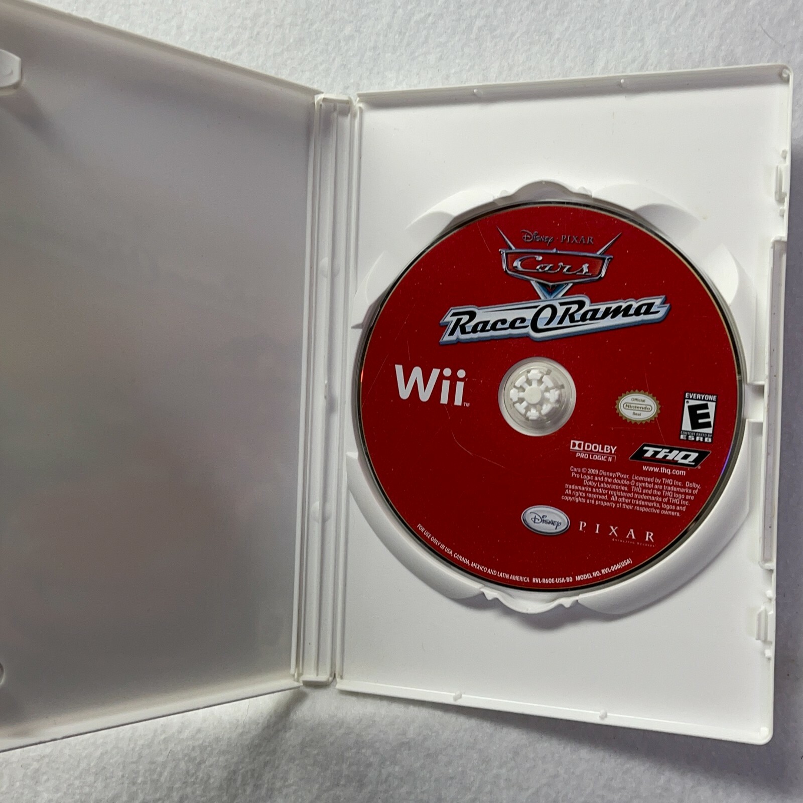 THQ Cars Race O Rama 2009 Nintendo Wii Complete with Case E Rated for ...