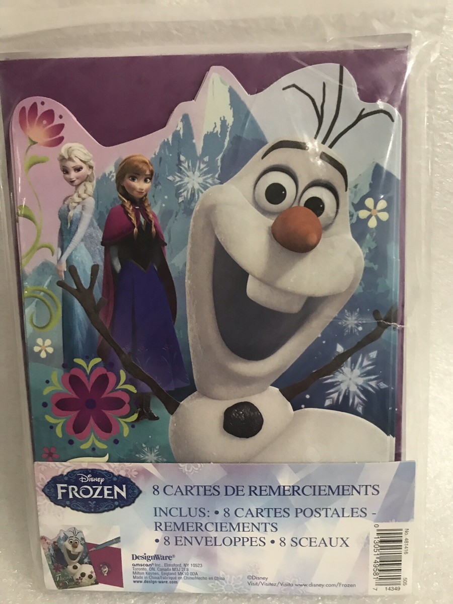 Tarjeta De Agradecimiento De Disney Olaf