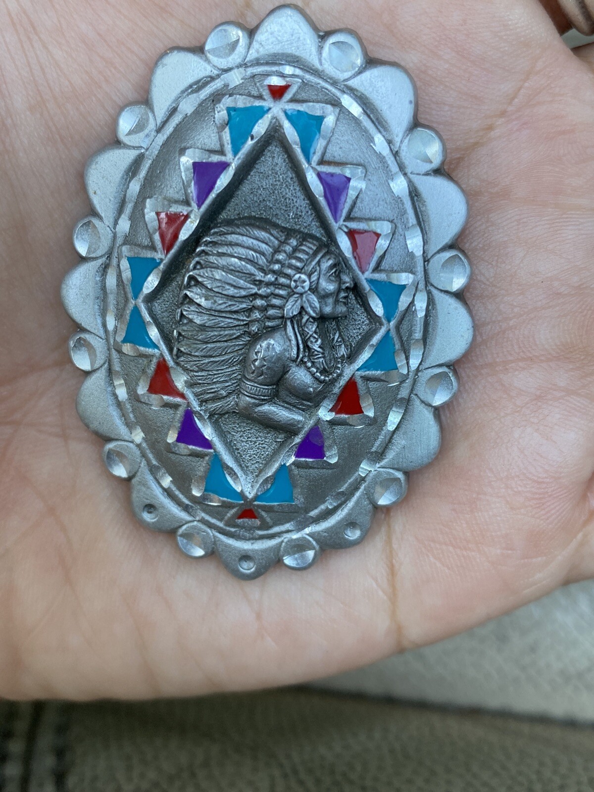Solid Fine Pewter 1996, Bolo - Gem