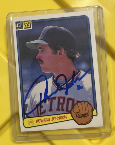Howard Johnson 1983 Donruss RC Rookie Signed Autograph Auto #328 | eBay