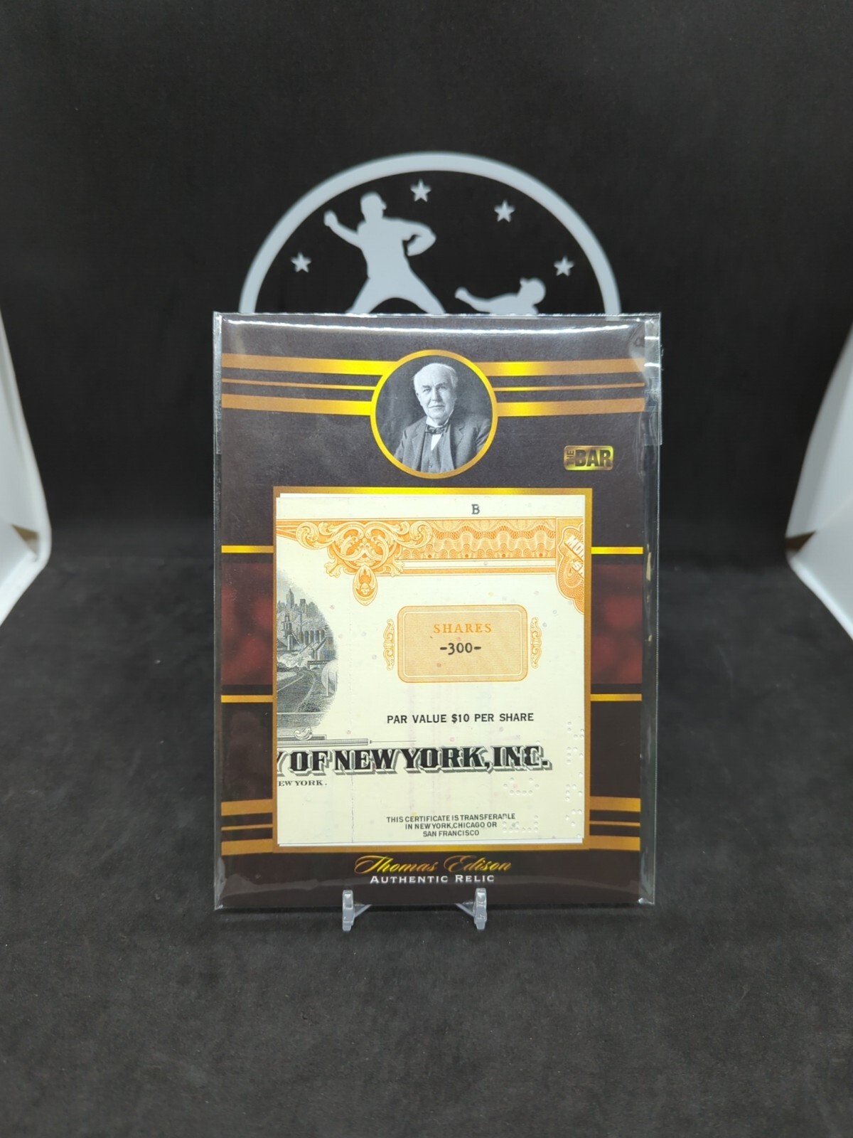 2022 Super Break Pieces Of The Past THOMAS EDISON Jumbo Authentic Relic ...