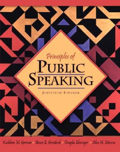 Principles of Public Speaking (16th Edition) - Paperback - GOOD ...