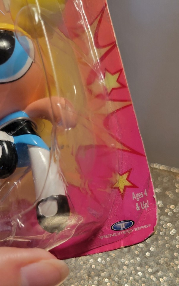 Vtg Powerpuff Girls BUBBLES Keychain 1999 Cartoon Network~pkg is Rough ...
