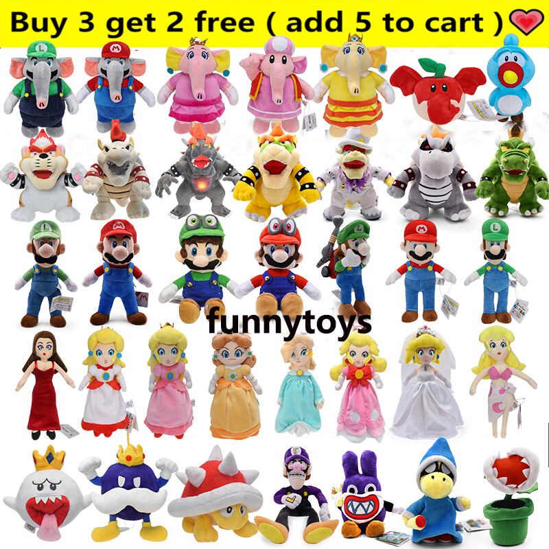 Super Mario Bros Wonder Soft Plush Toys Stuffed Doll Kids Birthday Xmas ...