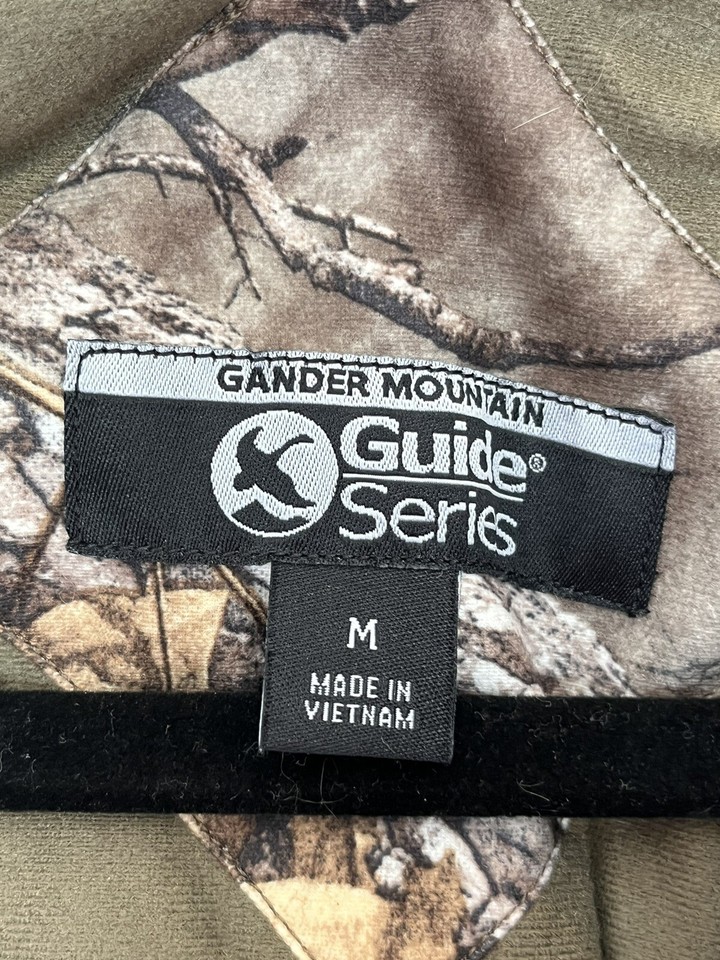 Gander Mountain Guide Series Tech H2O RealTree Camo Hunting Jacket Mens ...