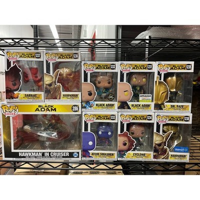 Funko Pop DC Black Adam Sabbac Hawkman Dr Fate Cyclone | eBay