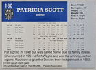 AAGPBL Signed Baseball Card of Pat Scott | eBay