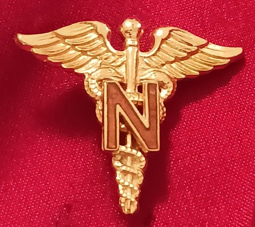 WWII US ARMY MEDICAL NURSE OFFICER JACKET SHIRT COLLAR RANK INSIGNIA ...