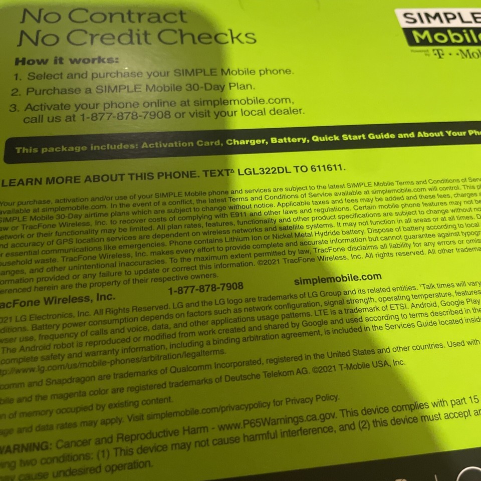 Simple Mobile LG Journey 4G LTE Prepaid Android 8MP Camera 32 GB ...