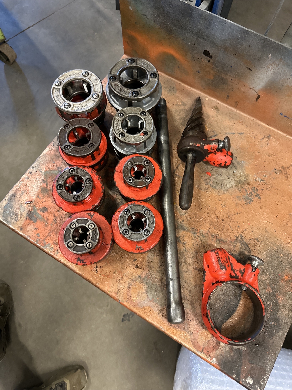 Ridgid 12-R Ratchet Pipe Threader Dies (az13 | eBay