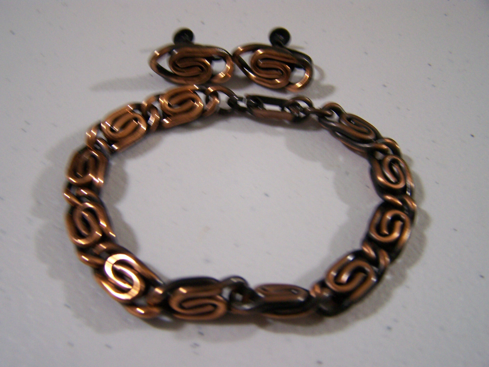 COPPER Bracelet HEAVY with 2 Matching Pieces RARE C… - Gem