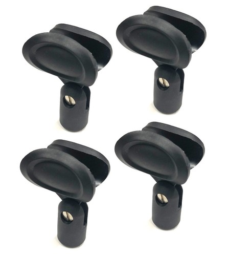 (4) Pack Big Plastic mic clips holder for microphone stand (NEW) | eBay
