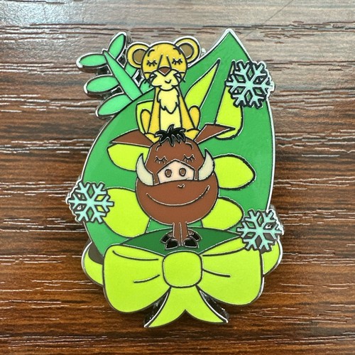 Disney Disneyland 2021 Small World Holiday Christmas Pin Pumbaa Timon ...