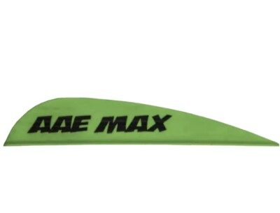 Flethes Vanes Max Stealth Vane Flo Green 100 Pk AAE Fletching Archery ...