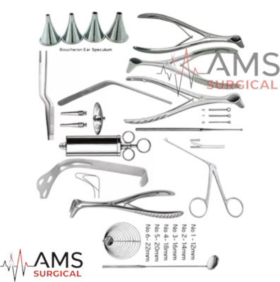 ENT Professional Otology Tools Complete ENT Instruments Set | eBay
