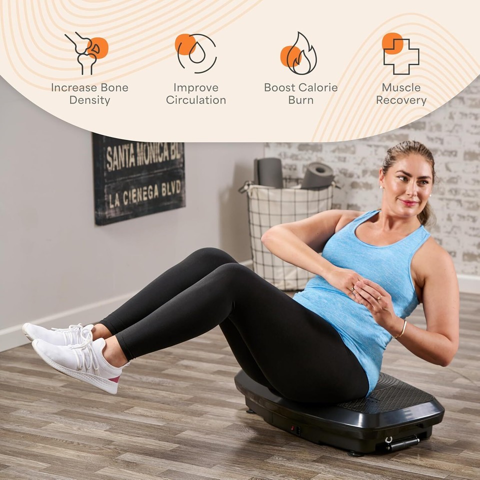 Lifepro Hovert 3D Dual Oscillation Vibration Plate for Home Workout ...