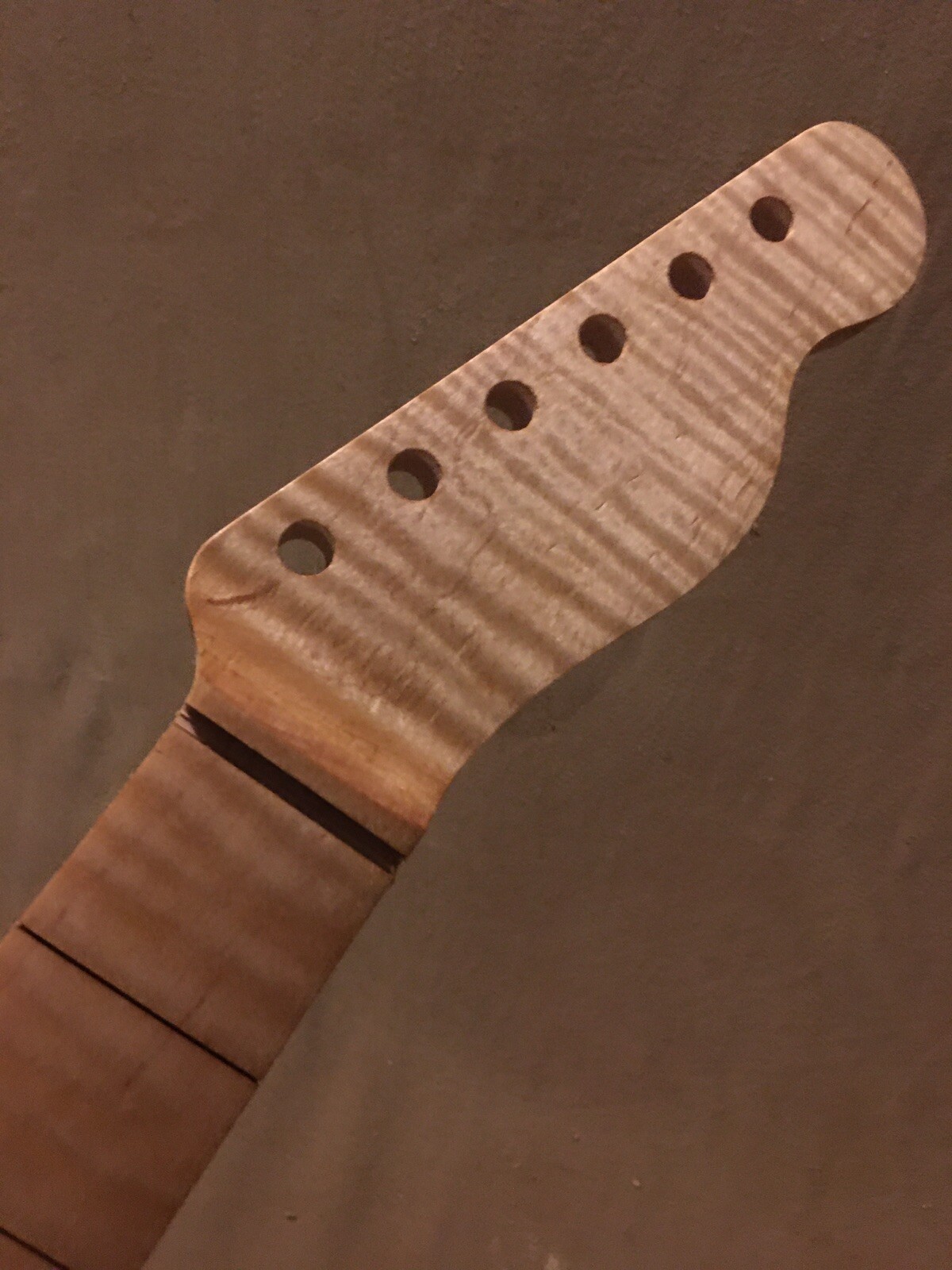 COASTAL CUSTOMS INSANE FLAME MAPLE TELE GUITAR NECK CHECK OUR OTHER ...