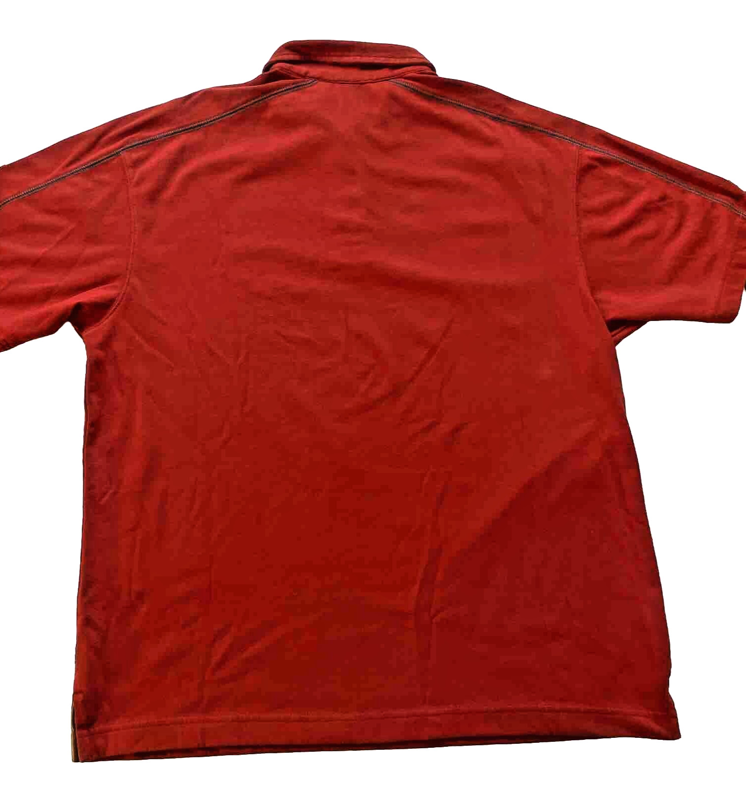 REI Co-op Polo - UPF 50 - Medium - Snap Collar - Rust… - Gem