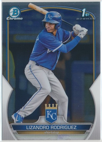 Lizandro Rodriguez - Kansas City - 2023 Bowman - 1st Bowman Chrome - # ...