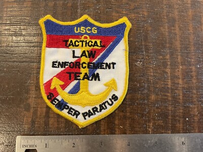 ORIGINAL VINTAGE USCG TACTICAL LAW ENFORCEMENT TEAM POLICE PATCH | eBay