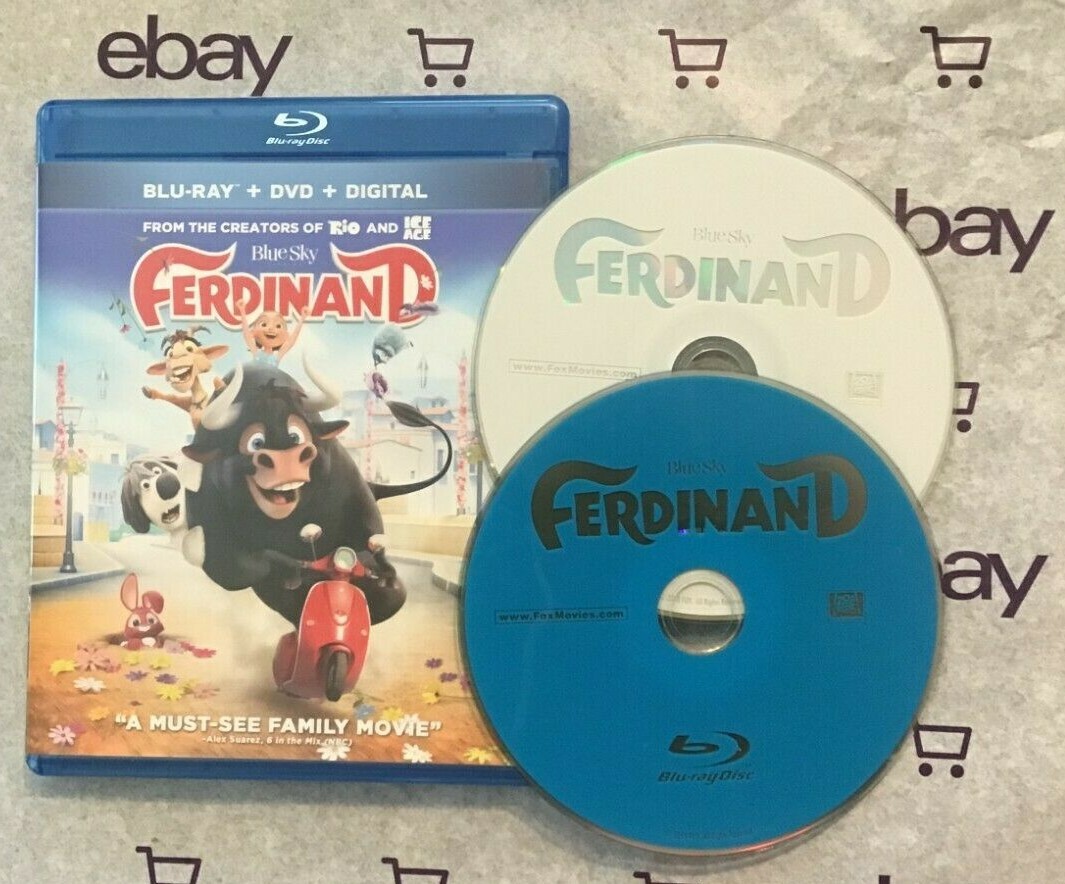 Ferdinand (Blu-ray + DVD, 2018) John Cena 24543277323| eBay