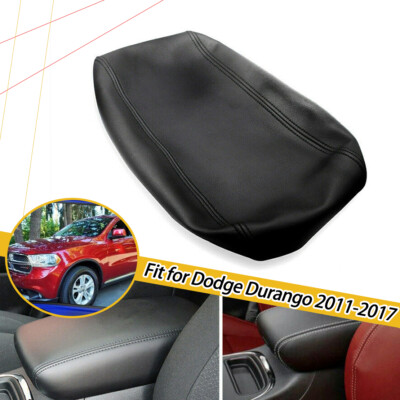 Leather Armrest Center Console Lid Cover Replacement For Dodge Durango ...