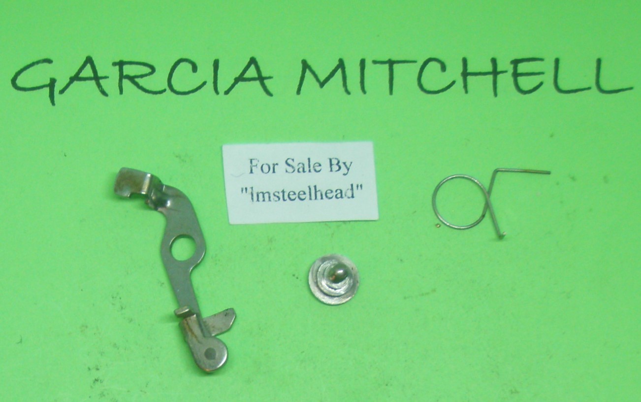 1 Garcia MITCHELL 308 408 Reel USED Bail Trip Lever, Screw & Spring ...