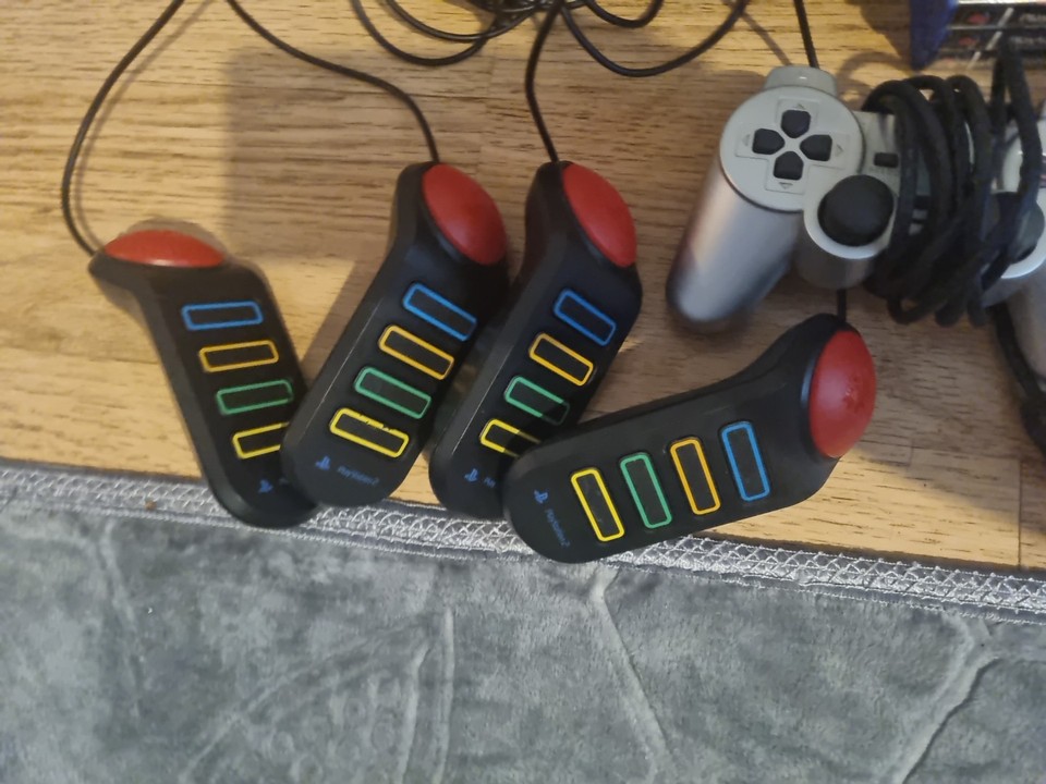 Ps2 Bundle Of Games Controllers And Buzz! Controllers | eBay UK
