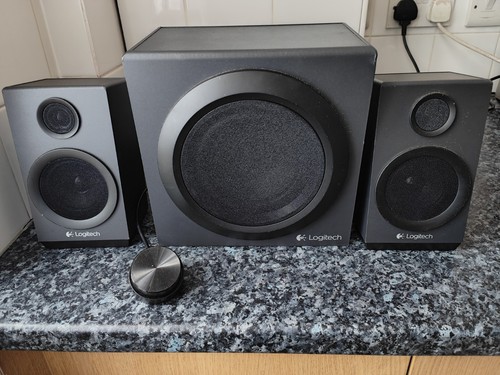 Logitech Z333 Multimedia Gaming Speakers PC Computer Surround Sound ...