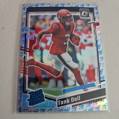 2023 Optic Football Tank Dell Rated Rookie Rocket Ship SSP Texans RC 🔥 ...