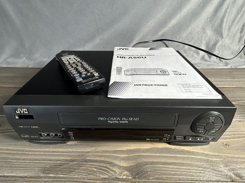 JVC HR-A56U Pro-CISION 19u Head Plug And Play VHS VCR Player Recorder w ...