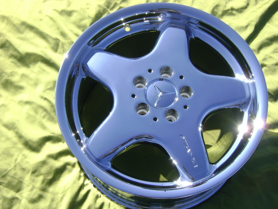 17" Mercedes-Benz CLK SLK OEM Chrome Wheels SET 65208-65209 | 5x112 ...