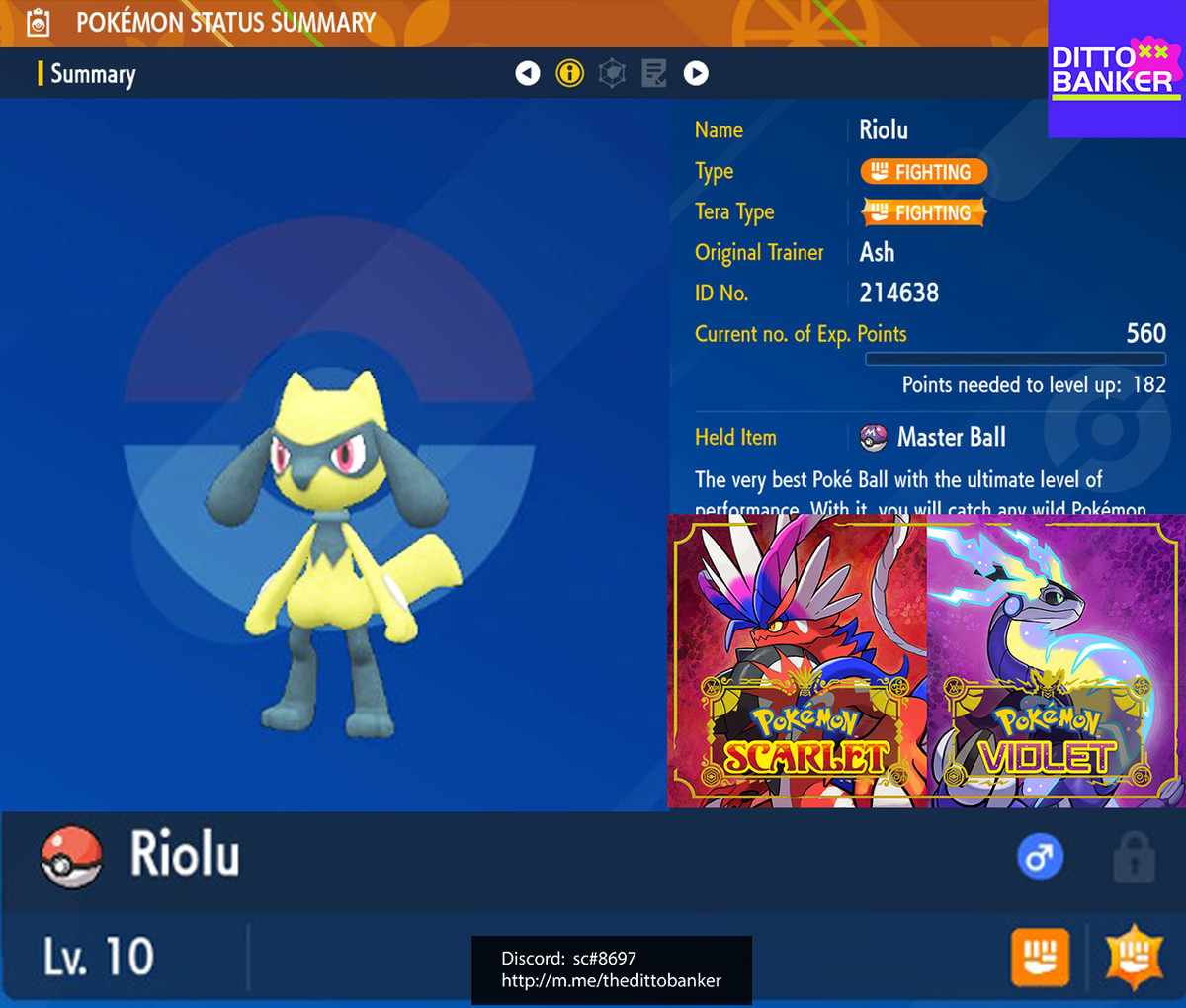 Pokemon Shiny Riolu