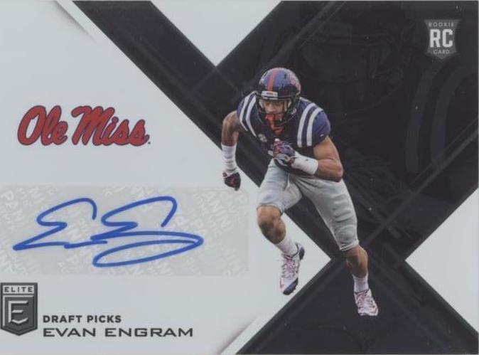 2017 Panini Elite Draft Picks - Draft Picks Evan Engram #150 Autographs ...