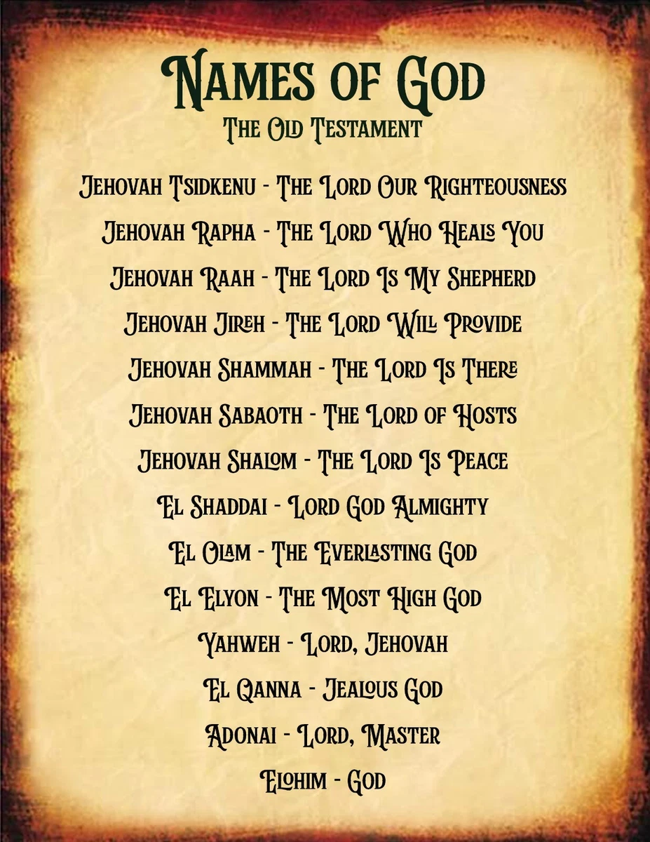 Biblical Garden Names | Fasci Garden