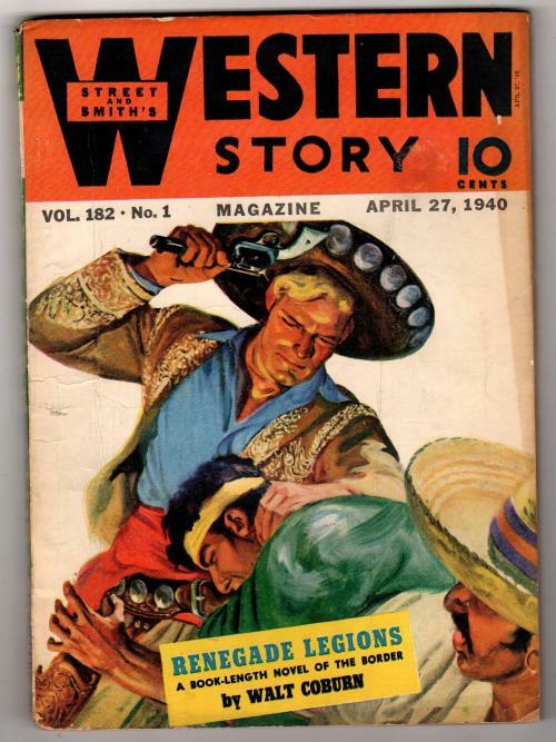 Western Story Apr 27 1940 Pulp Walt Coburn; William C. MacDonald ...