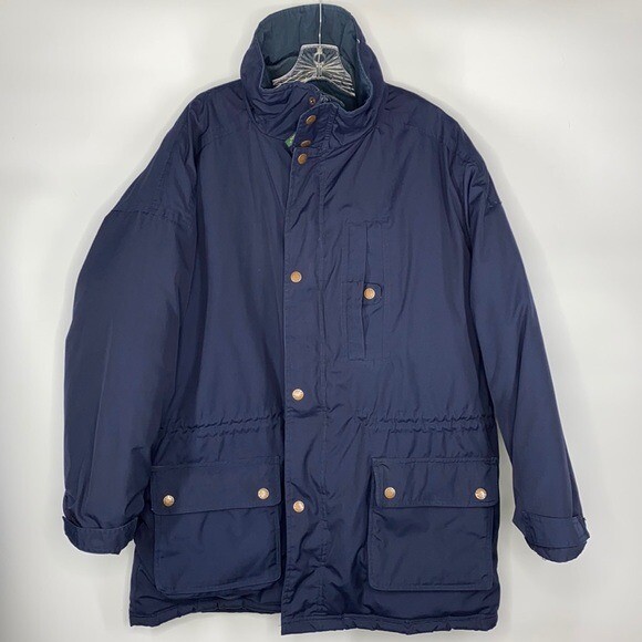 Vintage Field & Stream Navy Blue Chore Barn Jacket XL - Gem