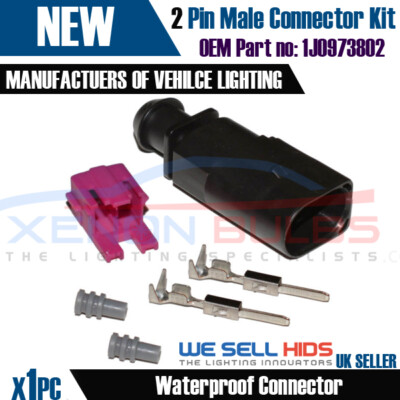 AUDI VW Skoda VAG 2 pin connector housing plug Air Bag Sensors ...