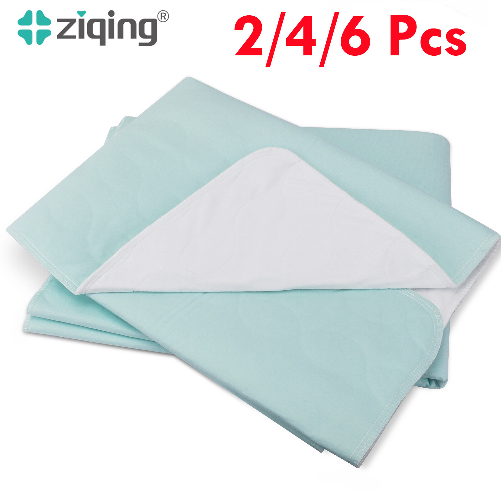 Incontinence Underpads 34x36 Reusable Washable Pee Pads Pets Kids Adult ...