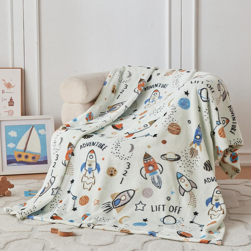 Kids Throw Blanket 50X60 Inch - Cartoon Fleece Throw, Toys for 2 3 4 5 ...