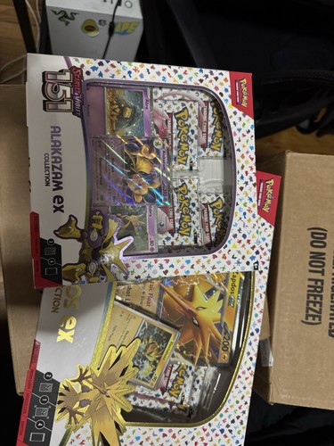 Pokémon Scarlet & Violet 151 Alakazam Ex Collection And Zapdos Ex ...