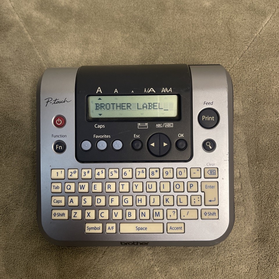 Brother P Touch Model# PT 1280 Thermal Printer Label Maker Tested ...