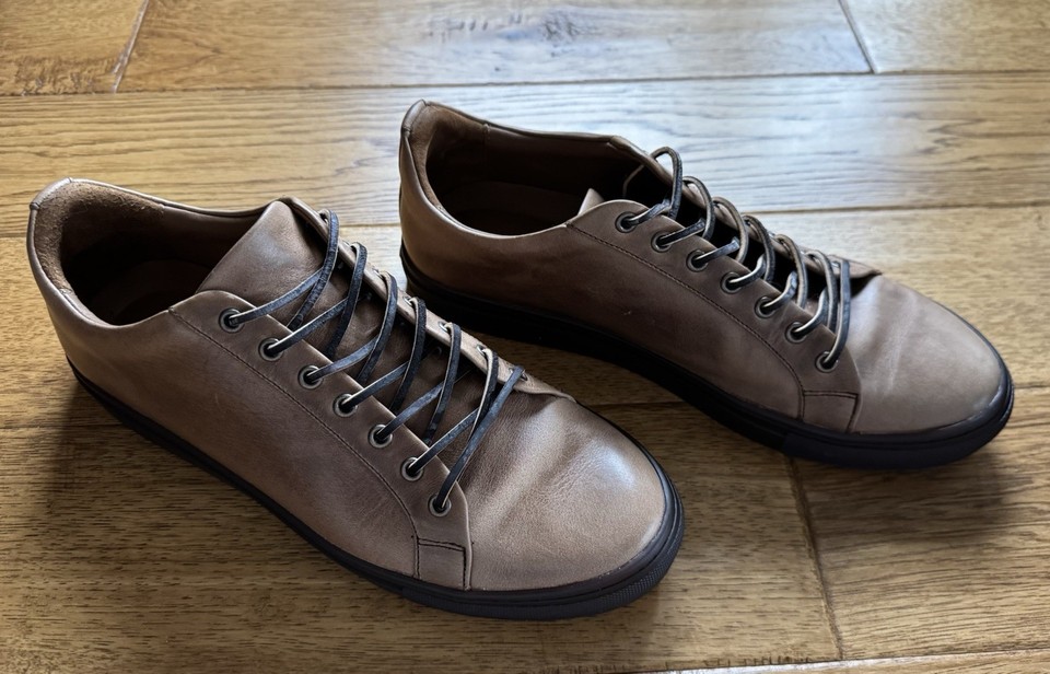 Thursday Boot Co Natural Brown Leather Premier Low Top Men’s Sneakers ...