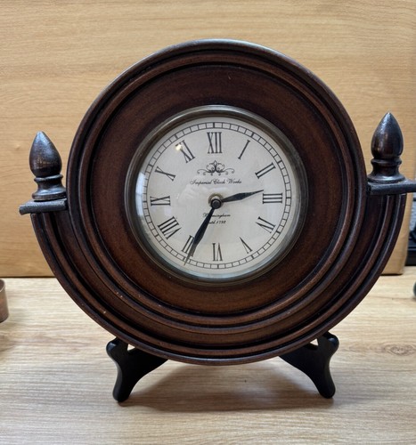 Imperial Clock Works Wooden Handcrafted Wall Clock Birmingham Battery ...
