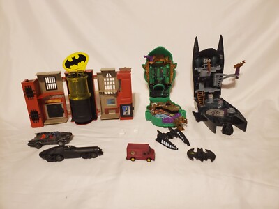 Vintage Kenner MicroVerse Batman Playsets And Diecast Cars | eBay