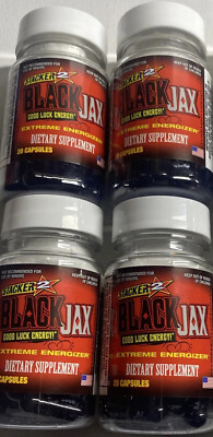 BLACK JAX by Stacker ENERGY Weight Loss Focus 4 X 20ct = 80 Pills | eBay