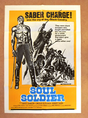 Soul Soldier {Robert DoQui} Int. Movie Original Poster 70s | eBay