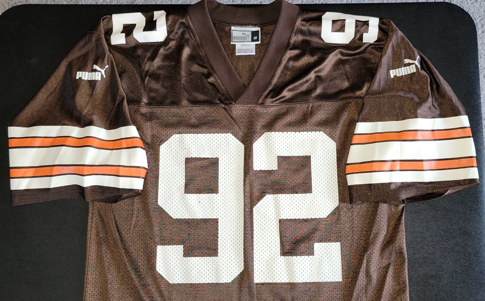 Vintage Courtney Brown Cleveland Browns Puma Medium Football Jersey #92 ...