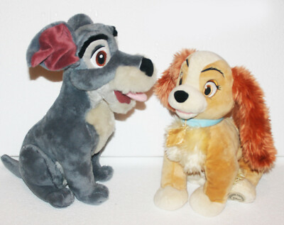 DISNEY PLUSH FIGURE LARGE LADY AND THE TRAMP BELLA NOTTE SPAGHETTI ...