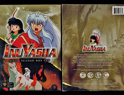 InuYasha - Complete Season 6 - (2008) Brand New 4 DVD Deluxe Edition ...